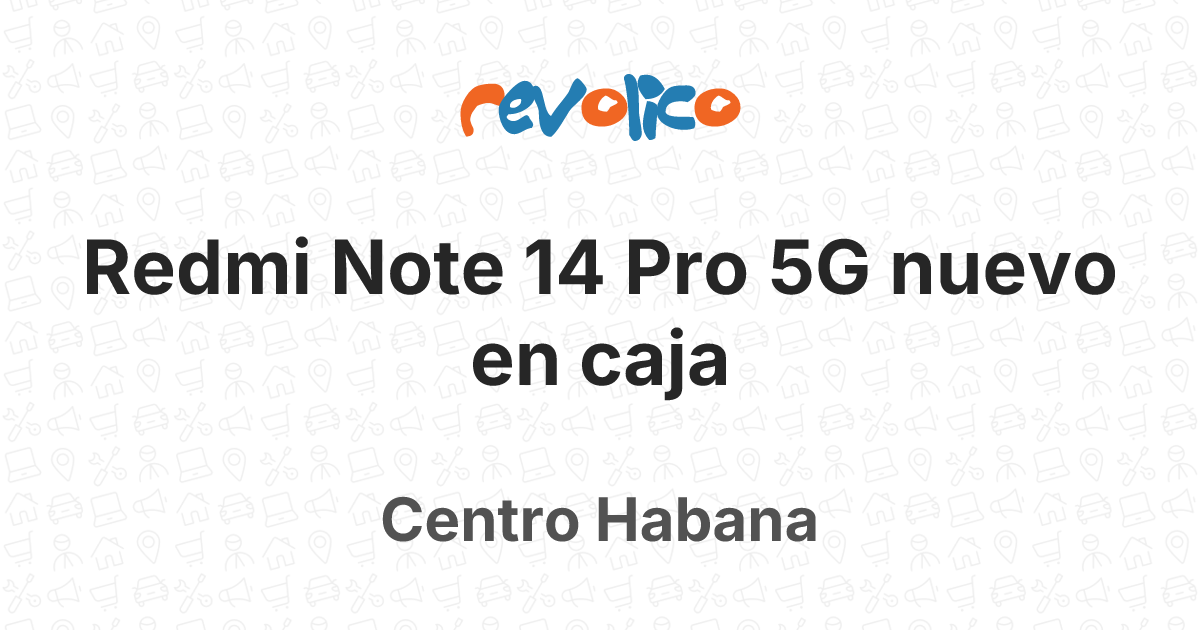 Redmi Note 14 Pro 5G nuevo en caja en Centro Habana, La Habana, Cuba ...