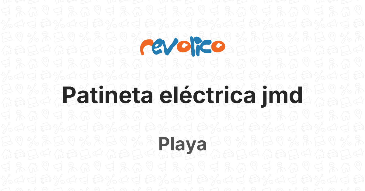 Patineta eléctrica jmd en Playa, La Habana, Cuba - Revolico