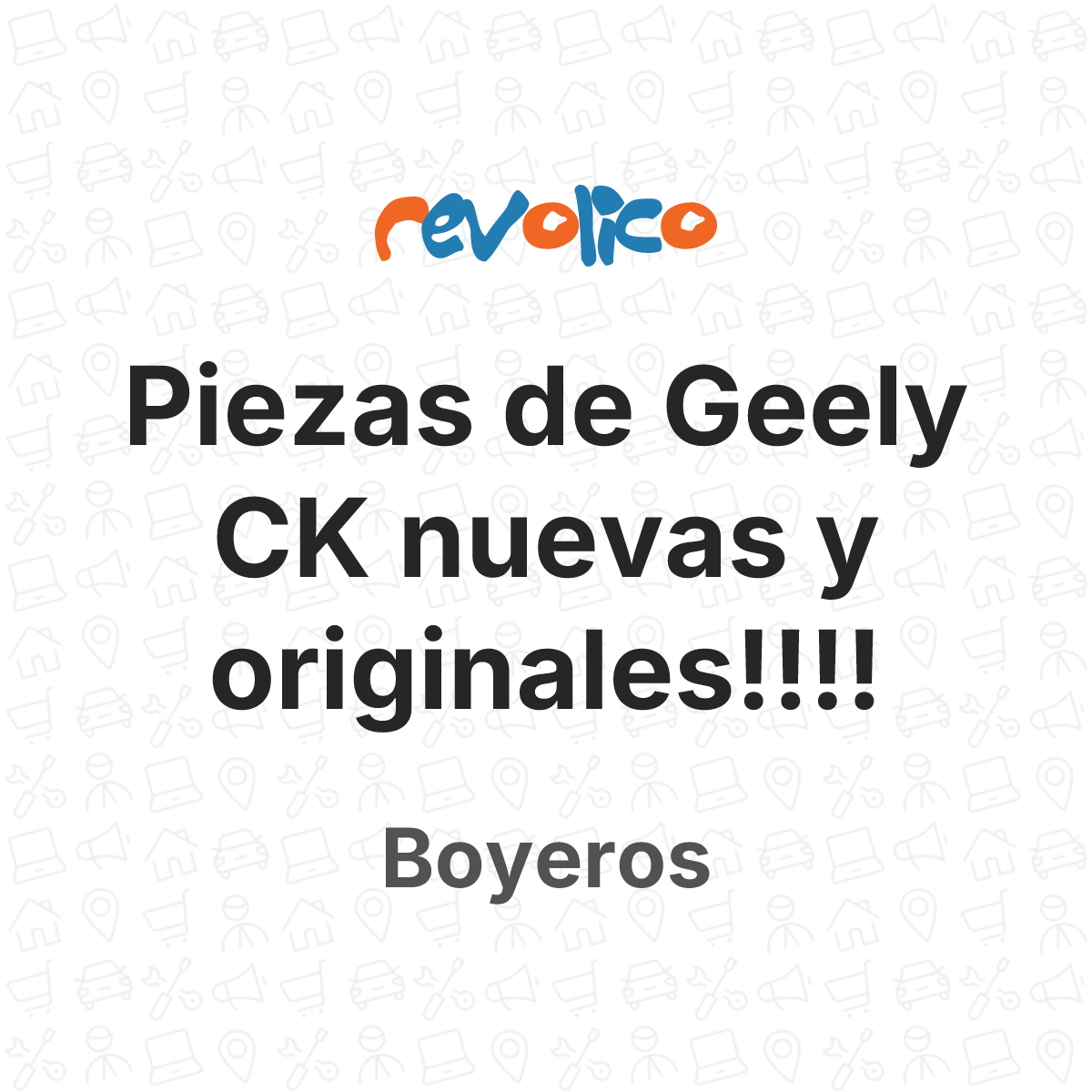 Piezas de Geely CK nuevas y originales!!!! en Boyeros, La Habana, Cuba ...