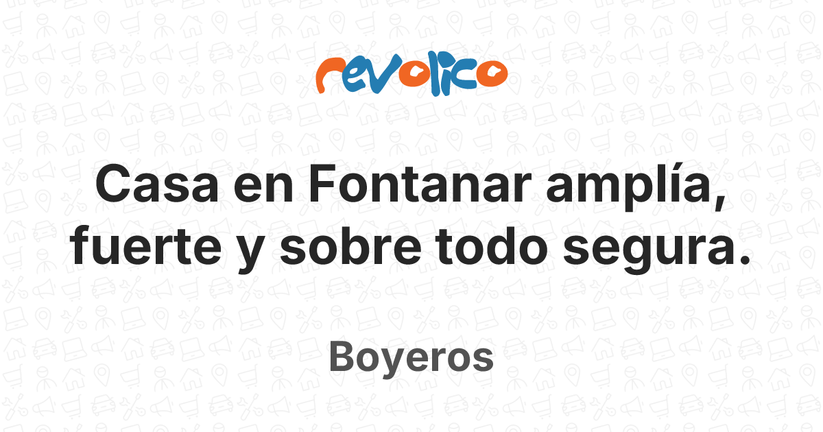 Casa en Fontanar amplía, fuerte y sobre todo segur en Boyeros, La ...