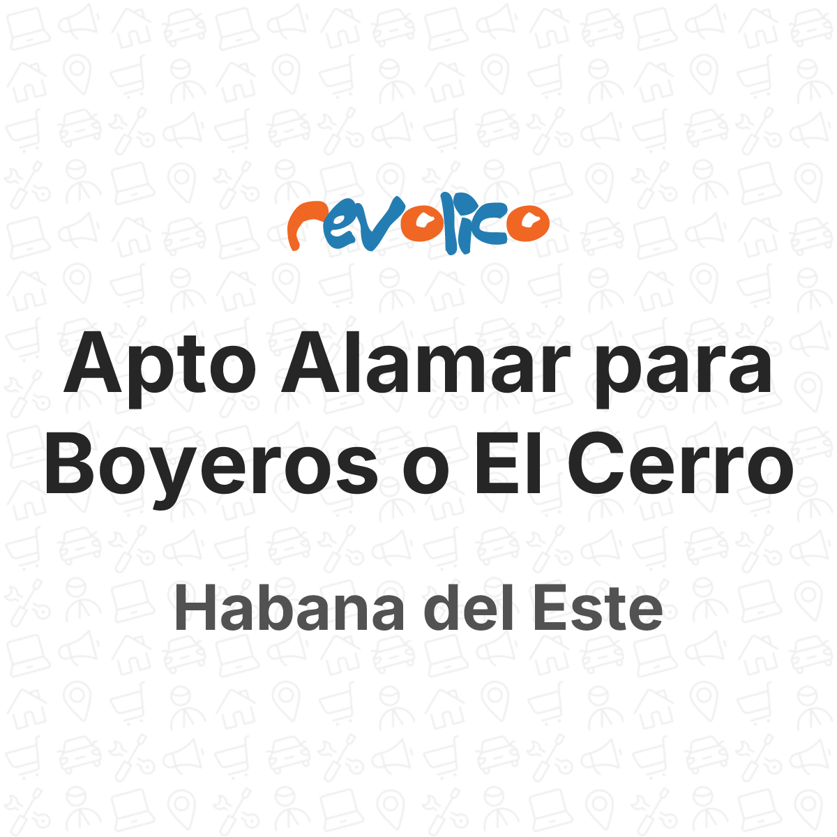 Apto Alamar para Boyeros o El Cerro en Habana del Este, La Habana, Cuba ...