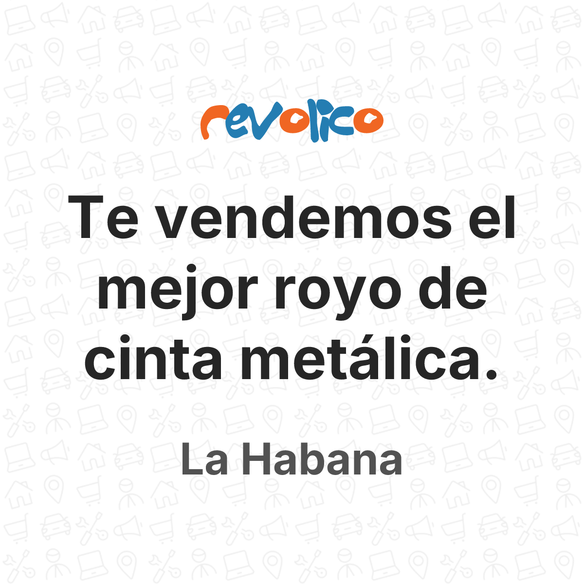 Te Vendemos El Mejor Royo De Cinta Metálica En La Habana Cuba Revolico